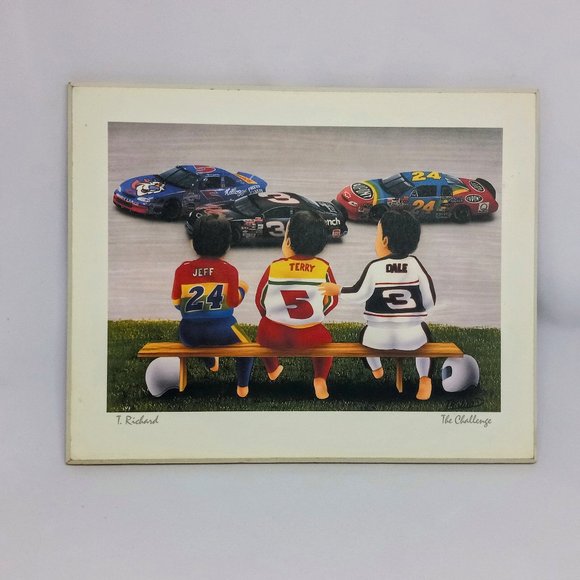 T. Richards | Wall Decor | Vintage T Richards Nascar Print The ...